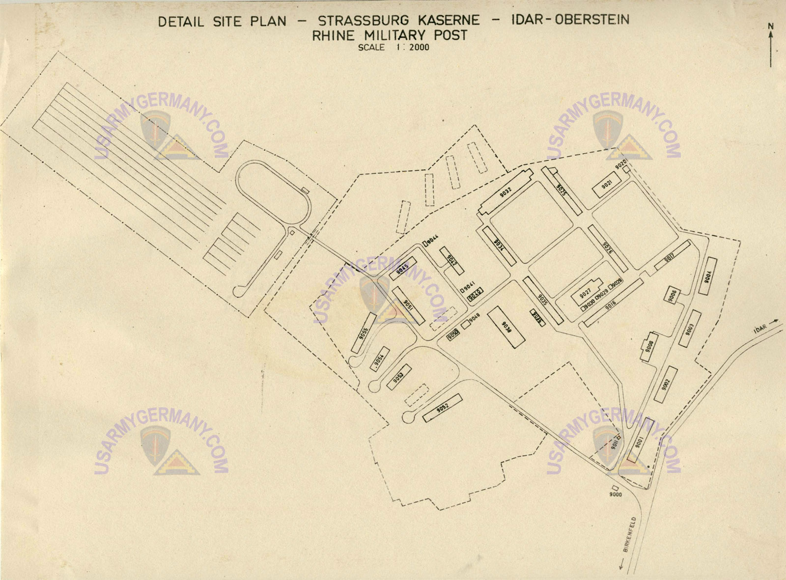 USAREUR Installation Maps - Idar Oberstein